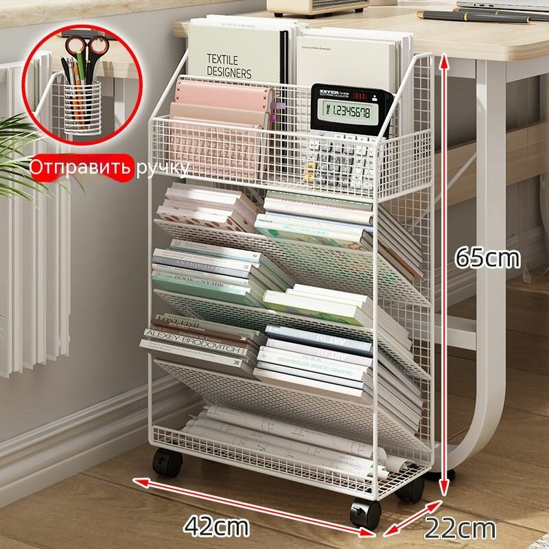 Книжный шкаф "Элегантная Русская Классика", угловой, металлический