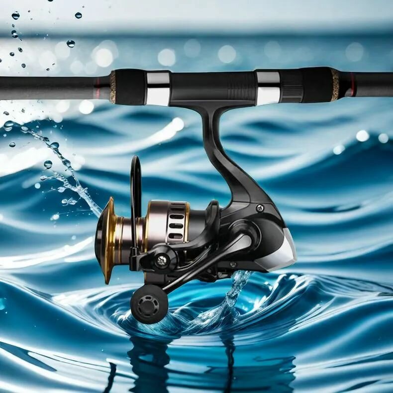 Металлическая Катушка Для Рыбалки Катушка Для Спиннинга, Удочки, Фидера / 12+1 Подшипников