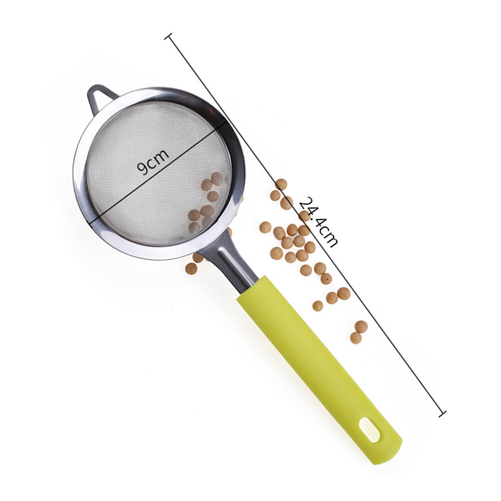 Ручное сито для муки, проволочное сито из нержавеющей стали, кухонные фильтры для муки