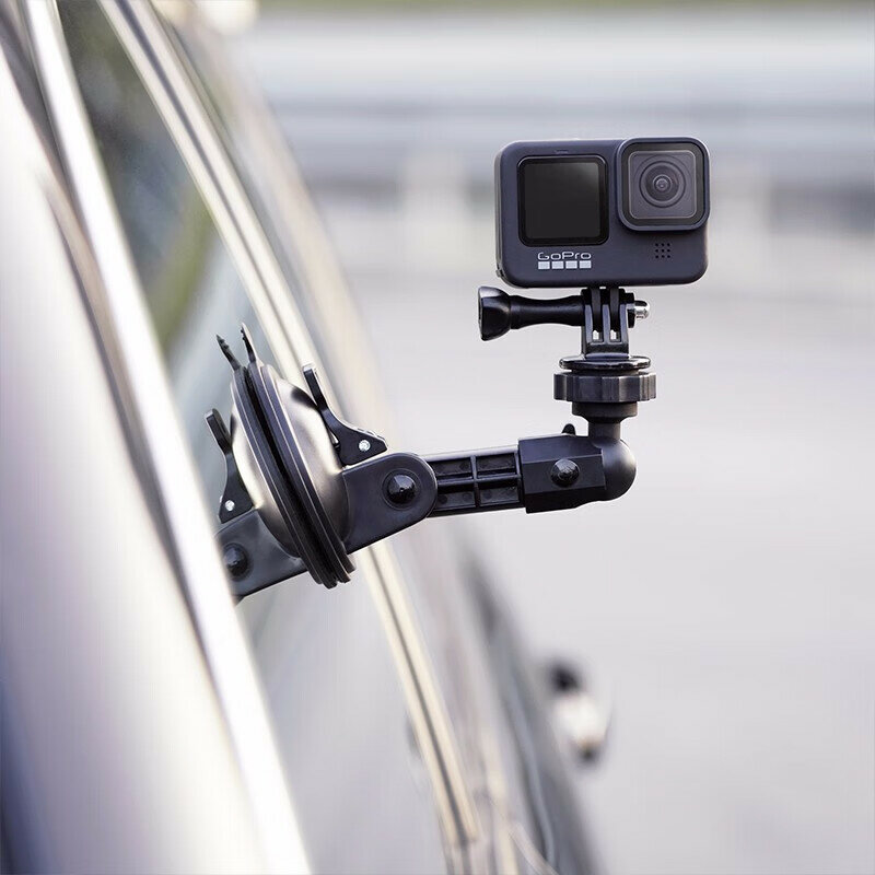 MAXCAM Suitable for DJI OSMO Action 5 4 3 Action Cameras, GoPro 13/12, Dog 109, Car Suction Cup, Glass Fixed, Car Phone Mount Accessories