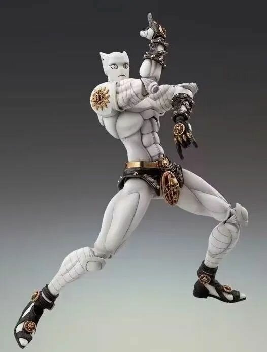 Фигурка невероятные приключения джоджо король убийца jojo killer queen 17см коробка белый