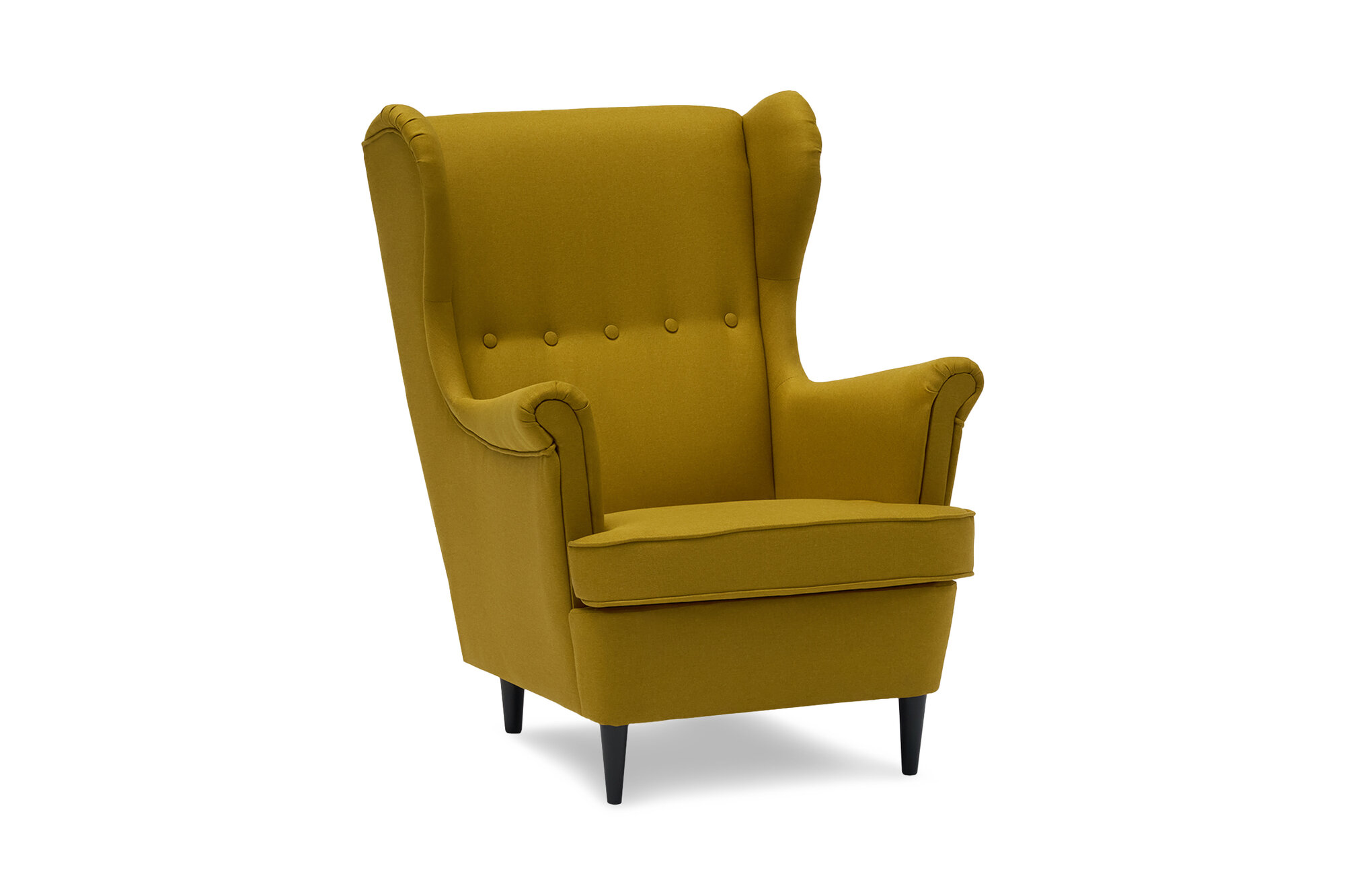 Кресло для отдыха Нонтон Style, рогожка желтая, 79 см