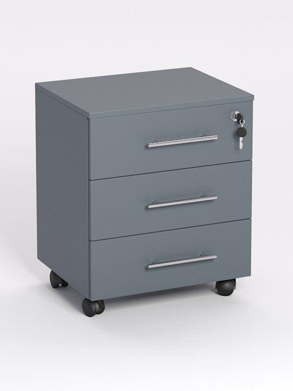 Тумба для стола оператора колл-центра №1, Темно-серый. Производитель товара - компания Westcom.