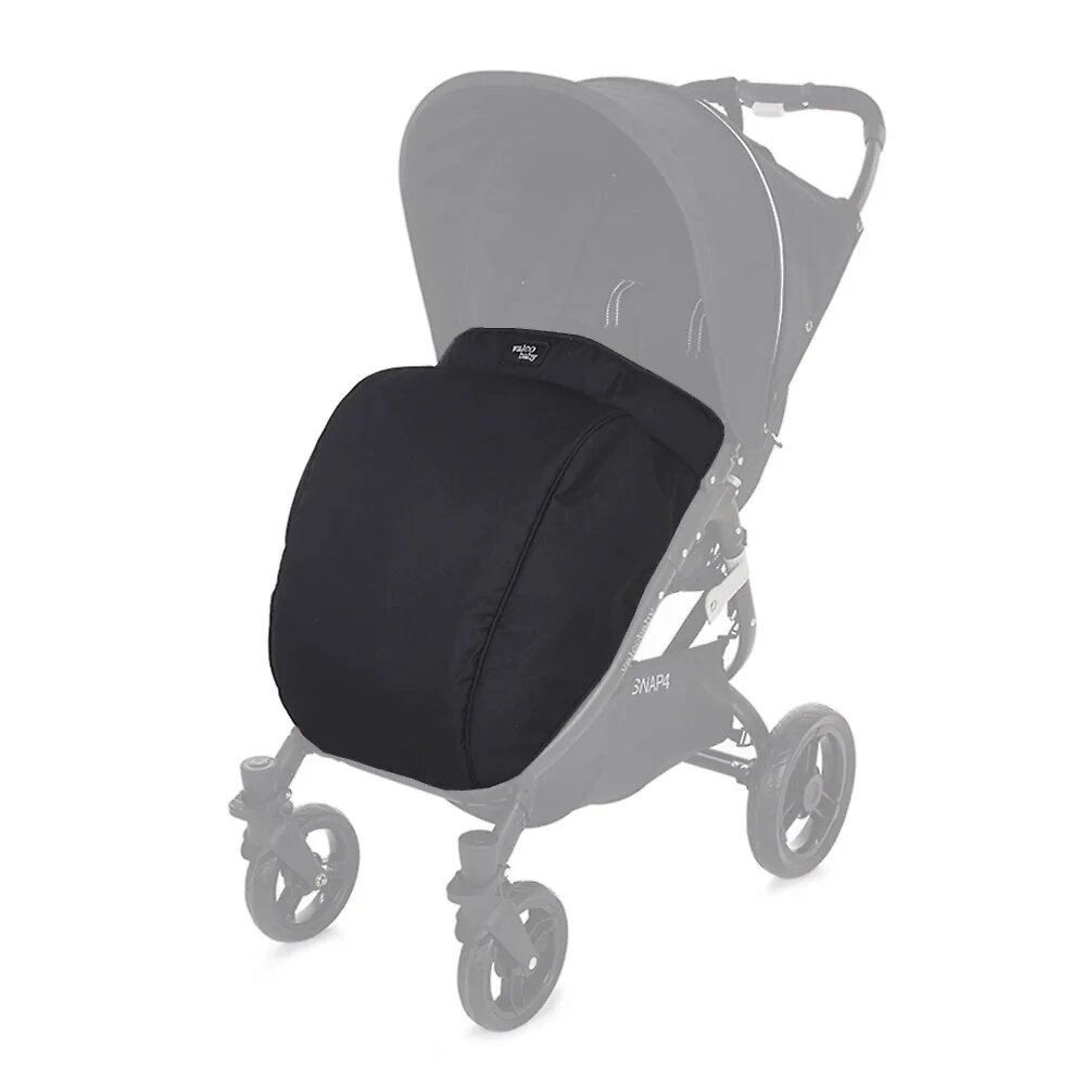 Накидка на ножки для коляски Valco Baby Snap Boot Cover, цвет Coal Black (Чёрный), артикул производителя 0057