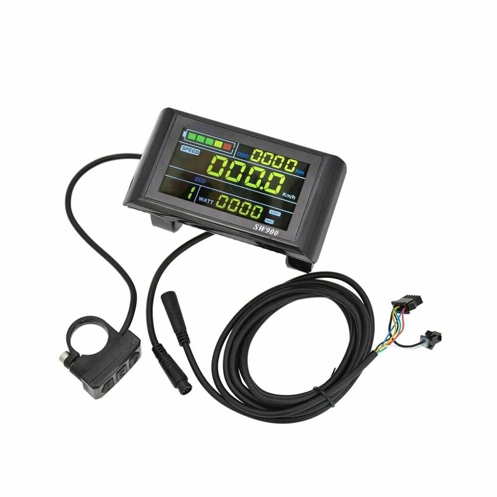 SW900 LCD Дисплей метр Панель управления 24 36 48V 52V 60V Электроскутер 5 Штырьковая вилка