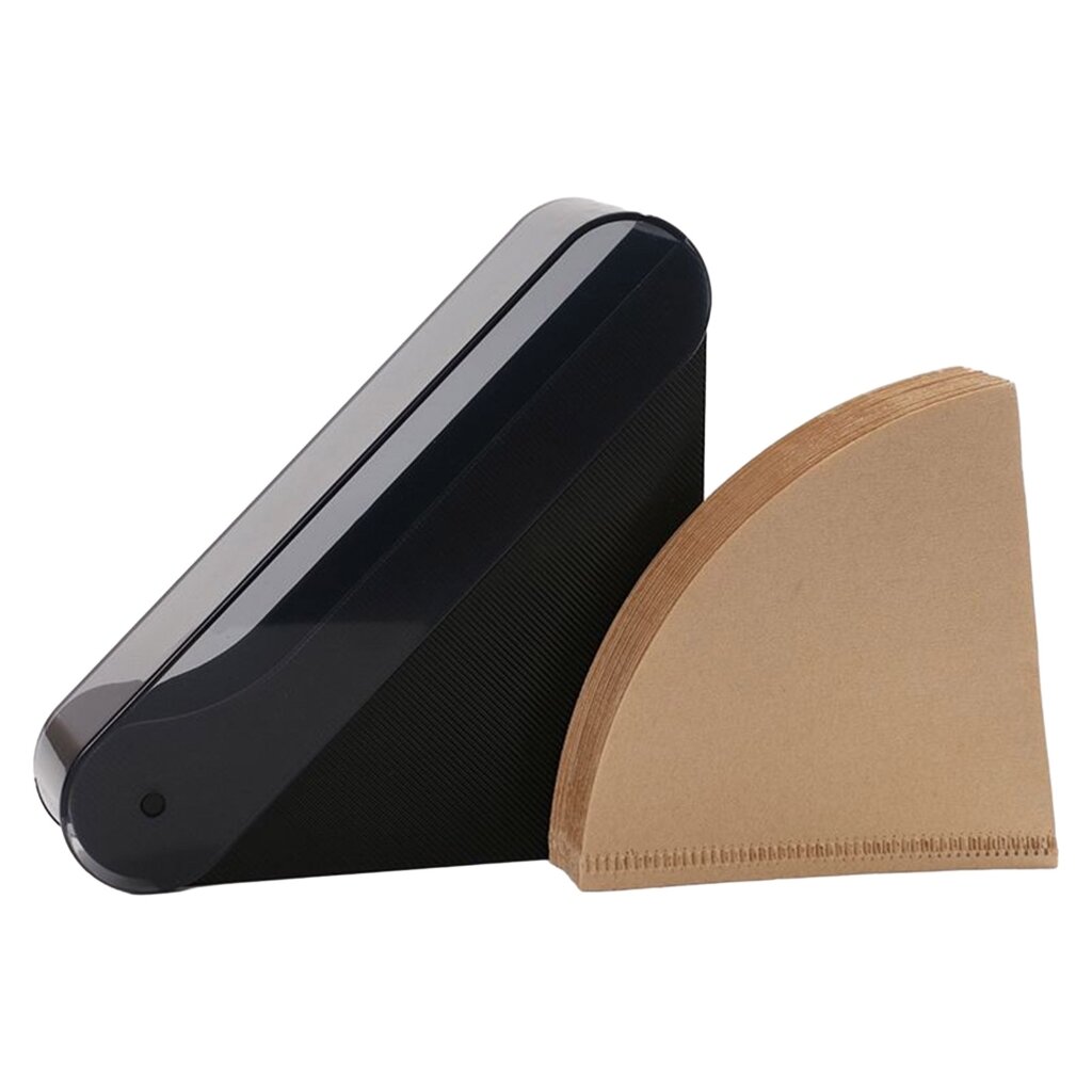 Коробка для хранения фильтровальной бумаги для кофе ручной заварки-черный