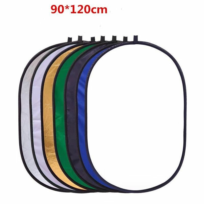 Набор отражателей света для фото и видео 90x120 см, 7шт / Светоотражатели 7 в 1