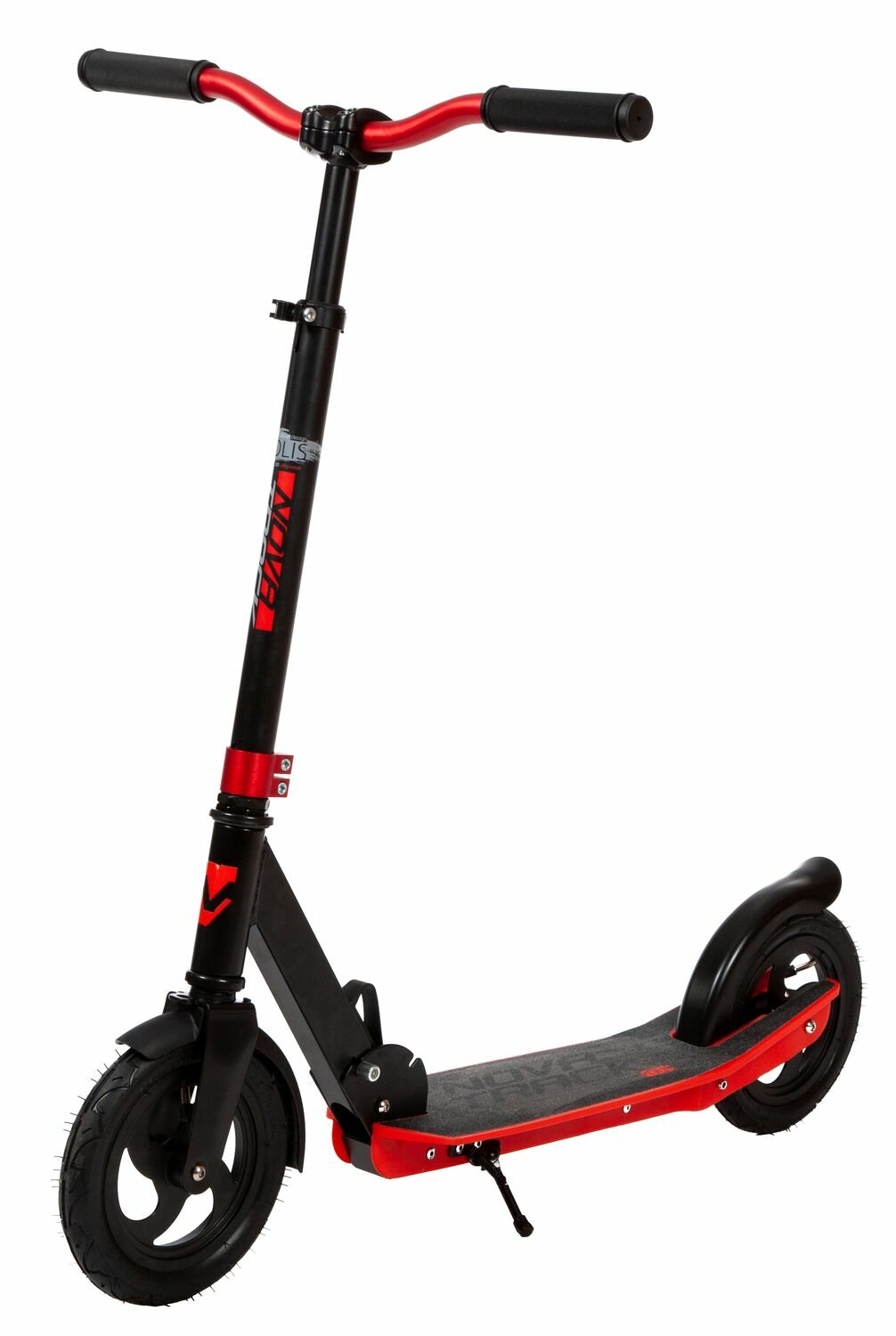 Самокат Novatrack Polis AL 200 Air, надувные колеса, складной, до 100 кг