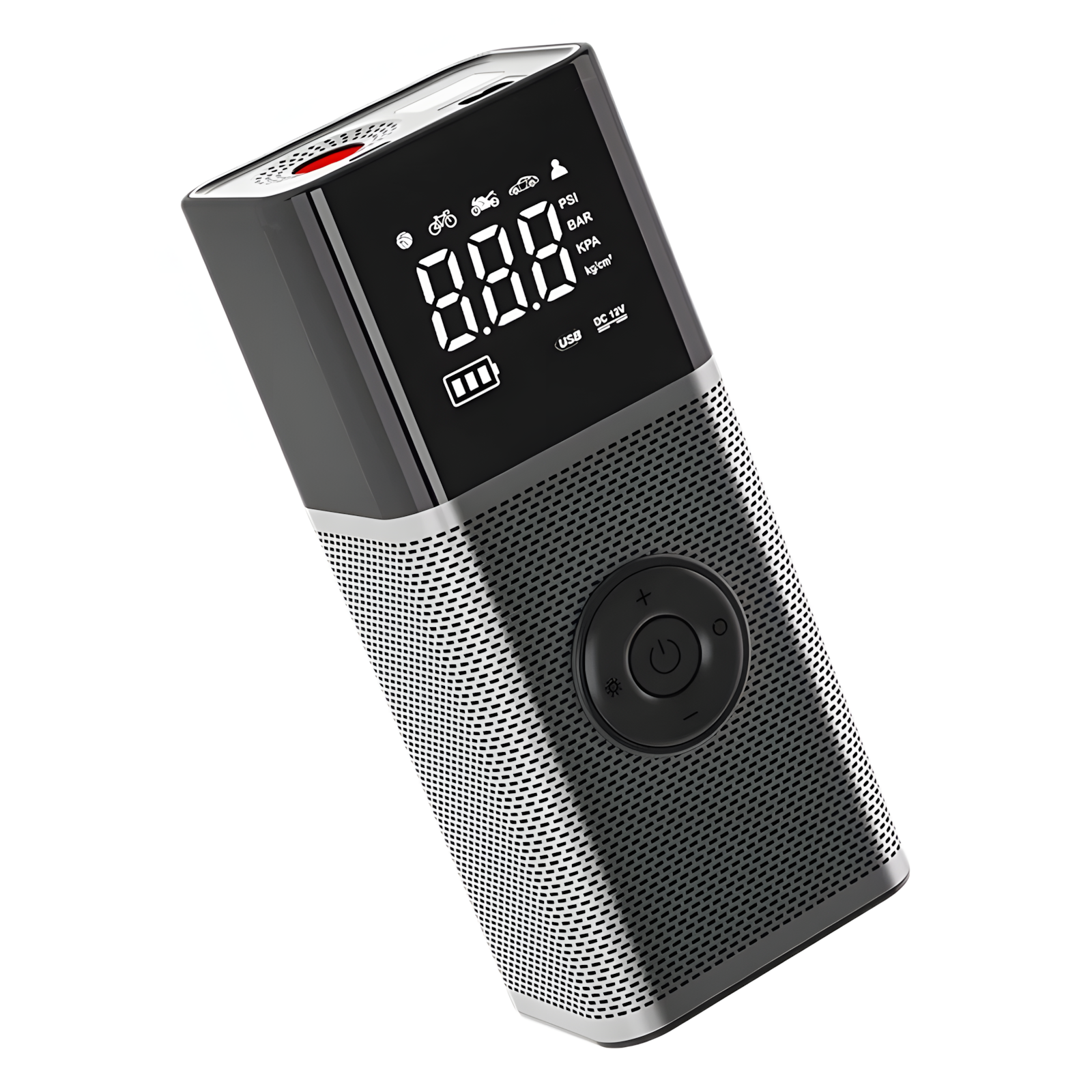 Портативный беспроводной воздушный насос CarSun T2220 с цифровым дисплеем, черный