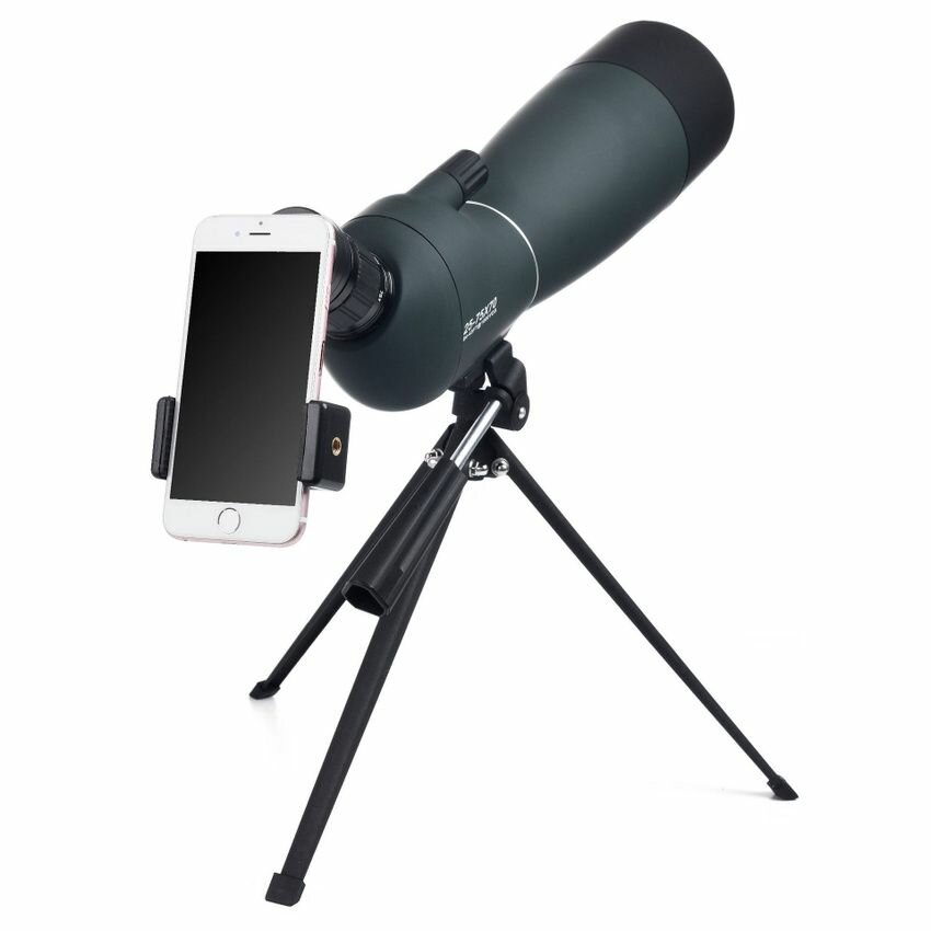 MAIFENG25-75x70мм Зрительная Труба с Зумом с Настольным штвтивом и Держателем для телефона