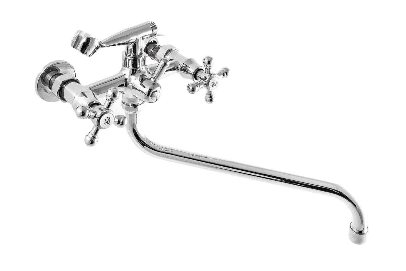 Смеситель Ванна SANTREK AQUA-300 "CLASSIC" 1/2 м/к шар. перекл. Крест SL592