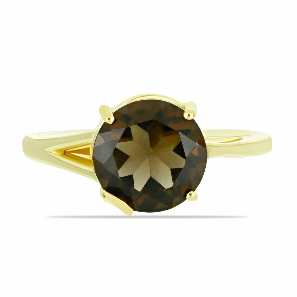 Кольцо тонкое, серебро, 925 проба, кварц