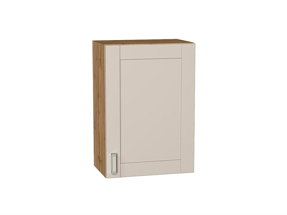 VVT Шкаф верхний с 1-ой дверцей Лофт Дуб Вотан, Cream Silk, 720, 500
