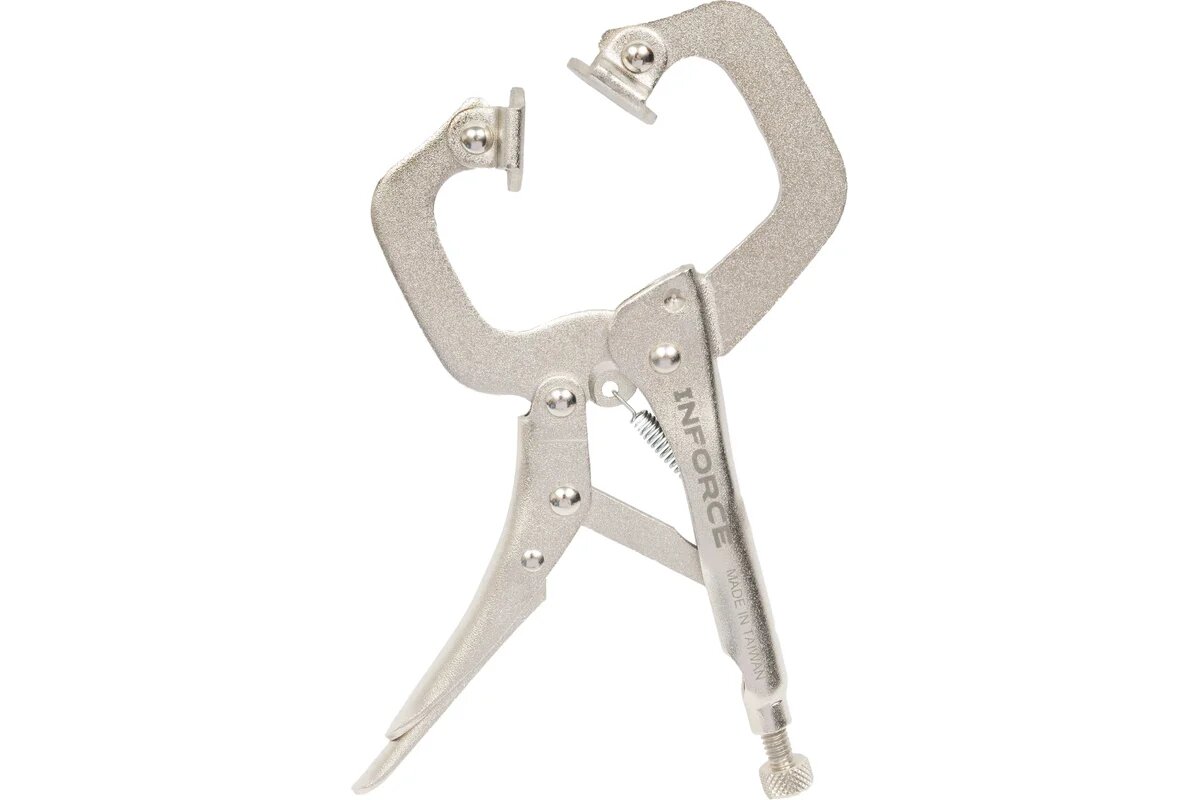 Inforce ручные тиски глубокого захвата 6-дюймовые 06-03-50 для точной фиксации заготовок