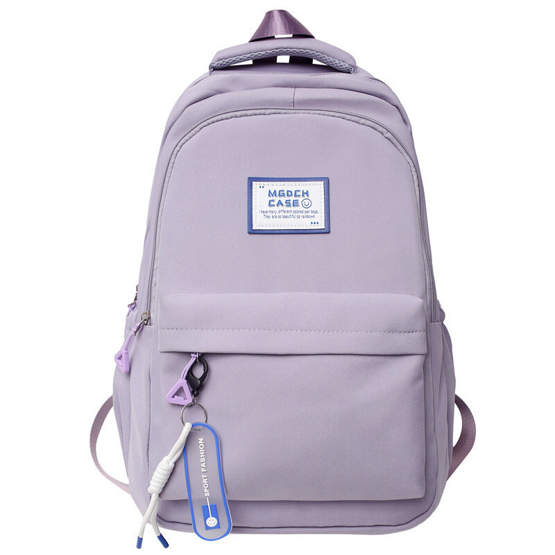 Рюкзак городской, текстильный, повседневный, сиреневый