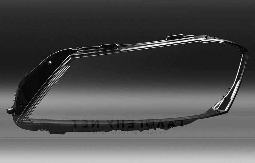 Стекло фары для Volkswagen Passat B7 (2010-2015), левое, поликарбонат