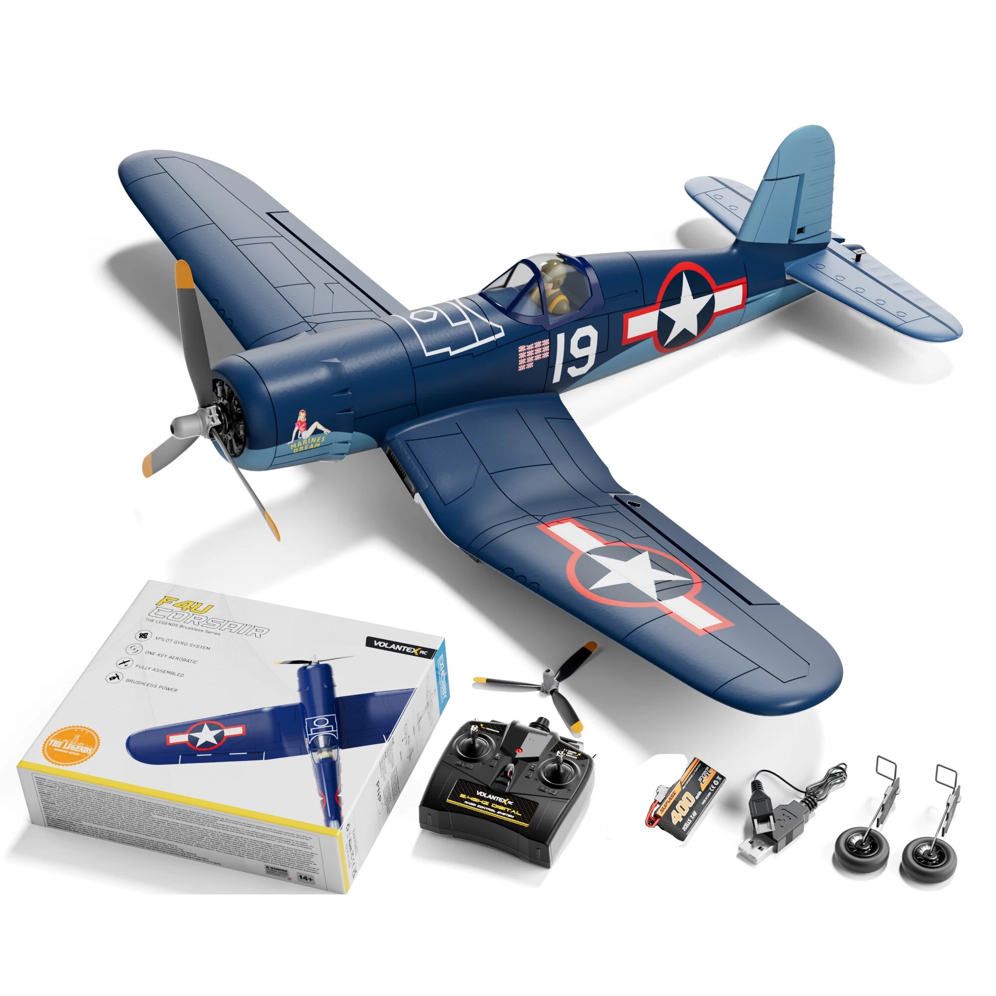 Радиоуправляемый самолет Fremego Volantex F4U Corsair