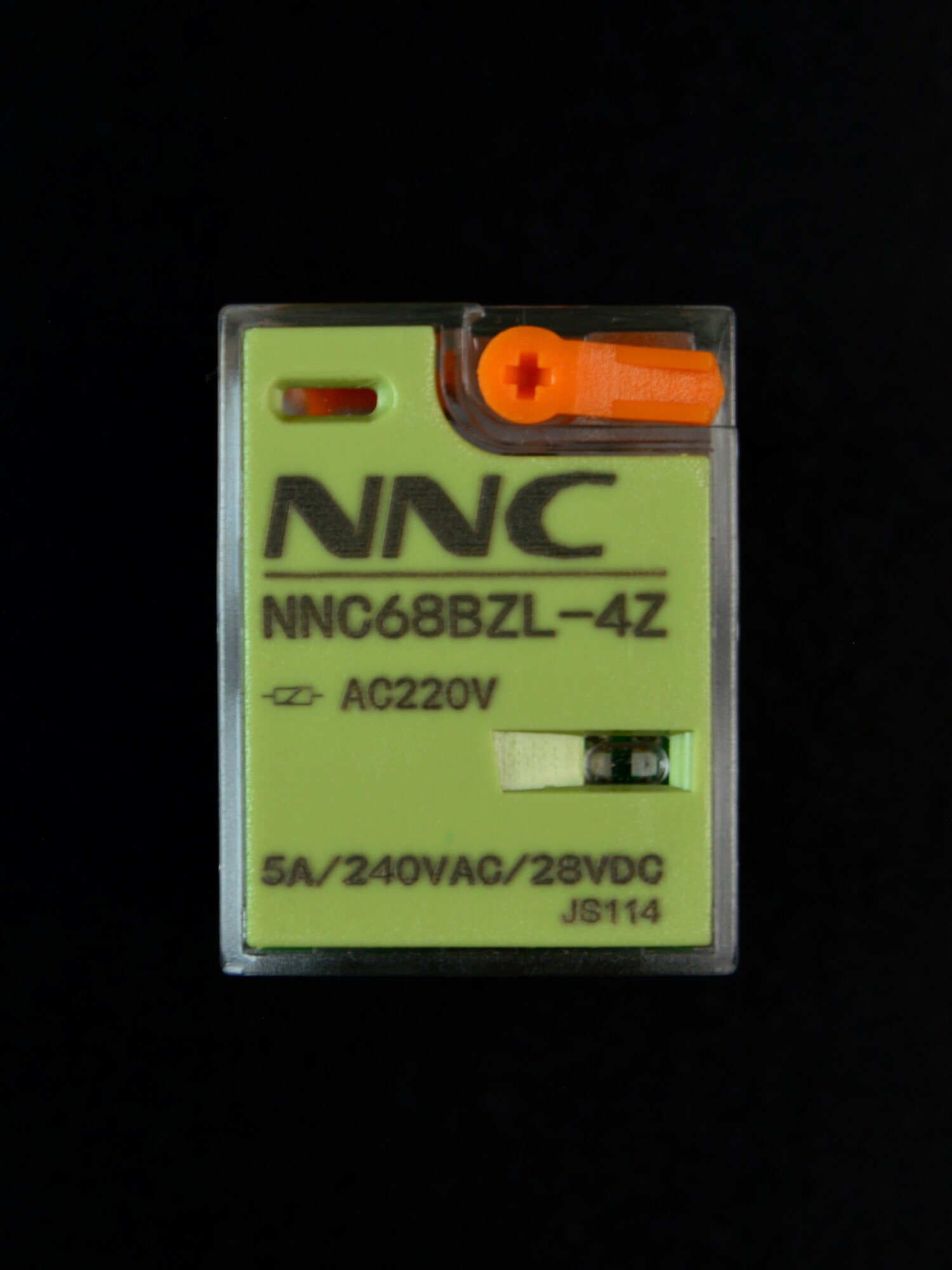 Промежуточное реле, четырехконтактное, 220В, AC