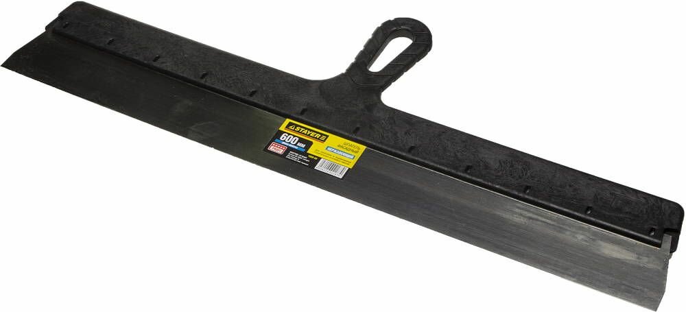Фасадный шпатель STAYER PROFlat, 600 мм, пластиковая ручка, нержавеющий Professional (1008-60)