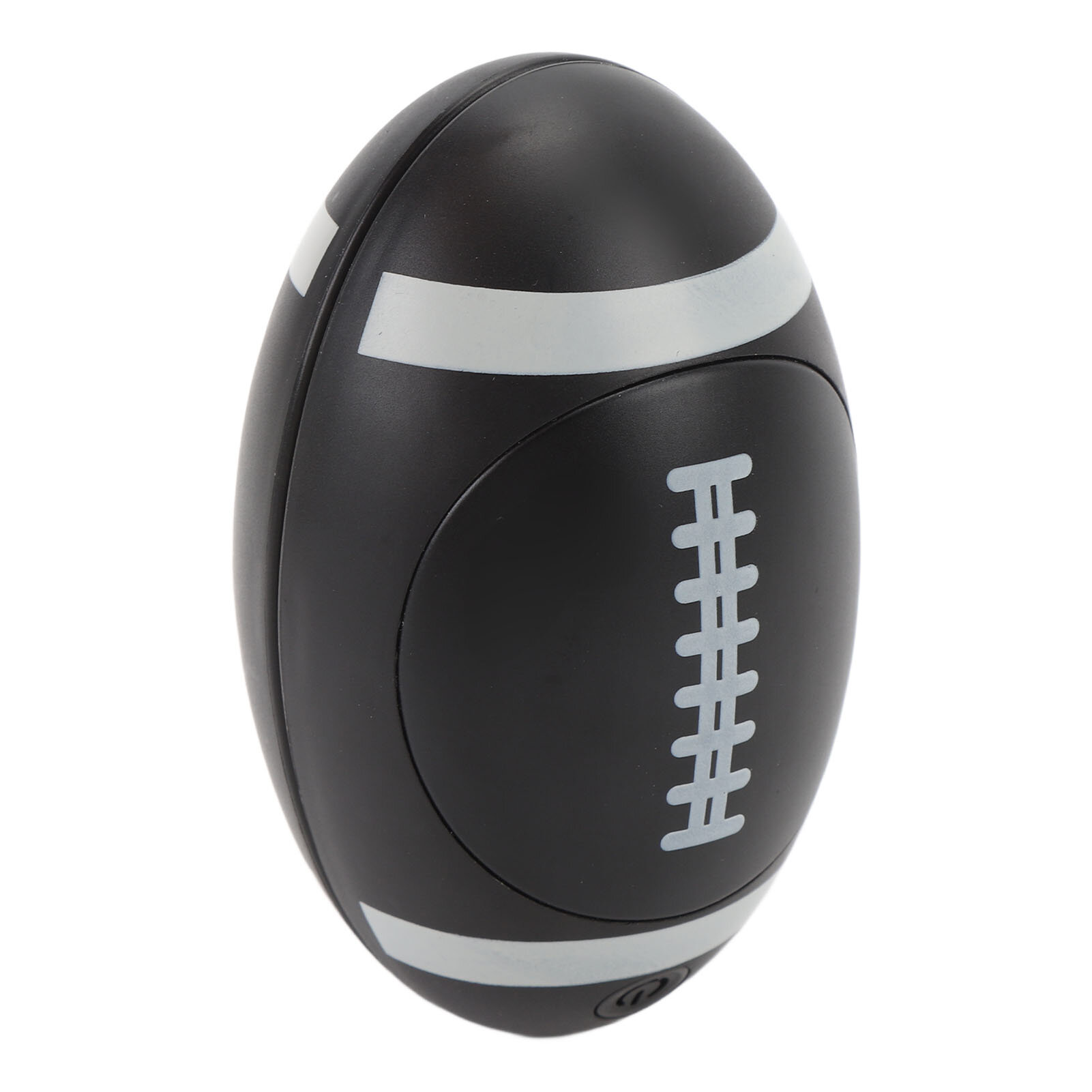 Перезаряжаемый обогреватель для рук, двойная сторона, 3 уровня нагрева, эргономичная форма регби, портативный магнитный обогреватель, черный, 2 x 2500мАч