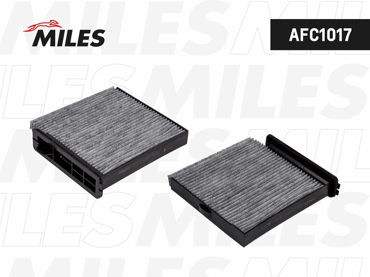Фильтр салона угольный, для Ниссан Ноут, NV 150 AD, Тиида арт AFC1017