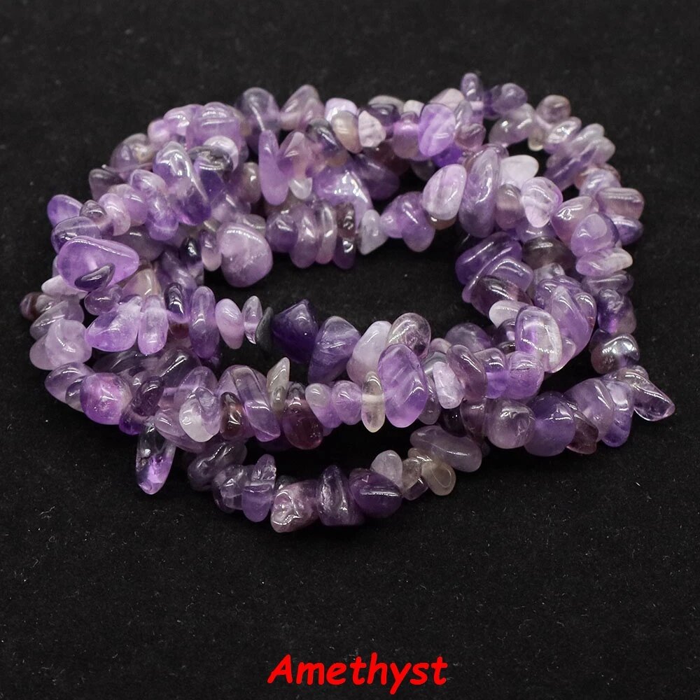 Натуральные кристаллы флюорит аметист бусины 16 дюймов Фиолетовый, 5-8mm 32inches, Amethyst