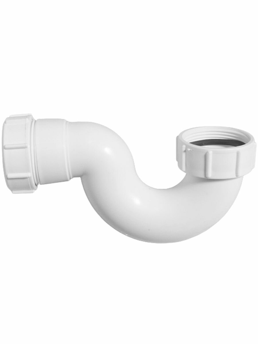 Сифон S-образный McAlpine (1 1/2"х40мм) для ванн/поддонов, без выпуска, высота 60мм MRB6