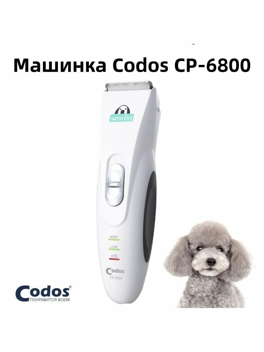 Машинка для стрижки Кодос SW-050100EU, 2 скорости, 4 насадки