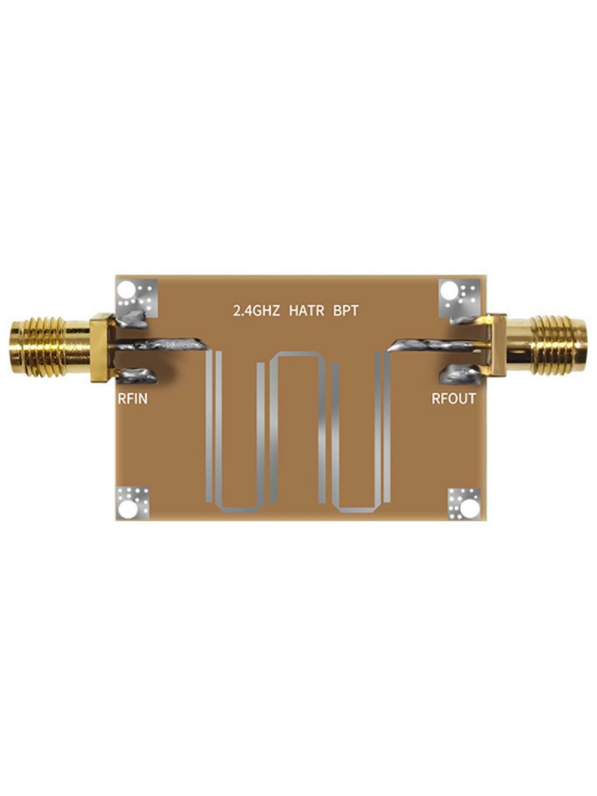 Микрополосковый полосовой фильтр 2,4 ГГц