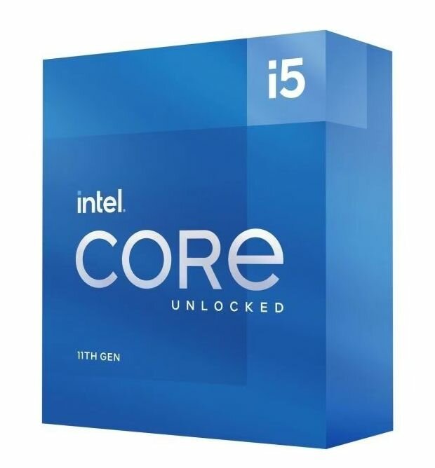 Процессор Intel Core i5-11600K (BX8070811600KSRKNU) BOX (без кулера) - LGA 1200, 6 х 3,9 ГГц, L2 - 3000 КБ, L3 - 12 МБ, DDR4 - 3200 МГц, Intel UHD Graphics 750, TDP 125 Вт