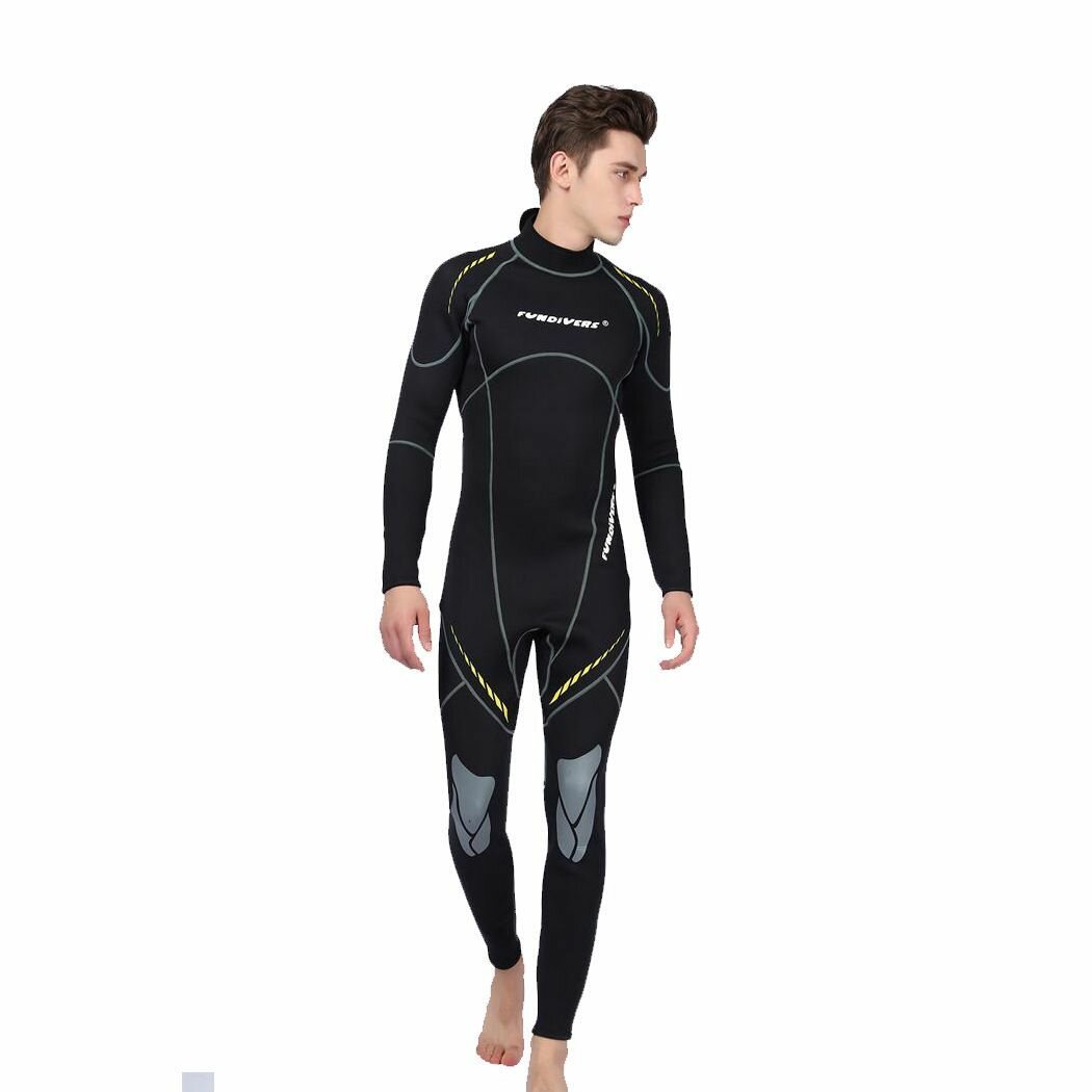 Гидрокостюм 3 мм, мужской зимний теплый гидрокостюм для подводного плавания, серфинга, каякингаГ