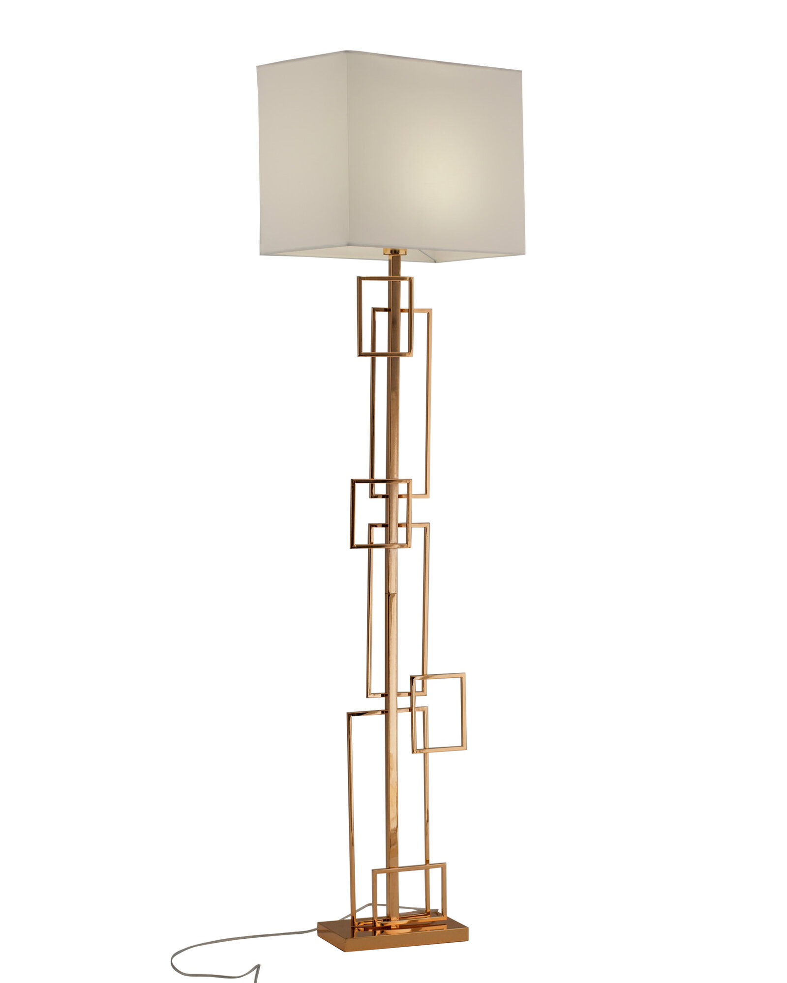 Торшер Moderli V11137-1F Nemesia Золотой/Белый Размеры: Высота 1650мм Глубина 450мм Ширина 450мм