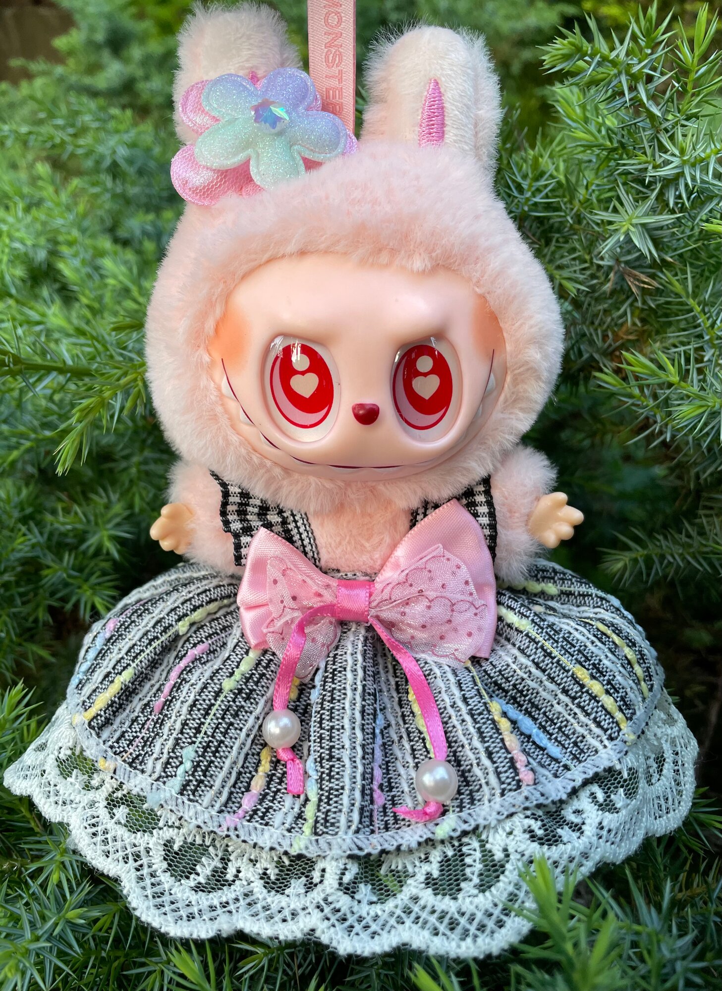 Лабубу Бал Hand made мягкая игрушка серия Labubu Seat Ball 15см