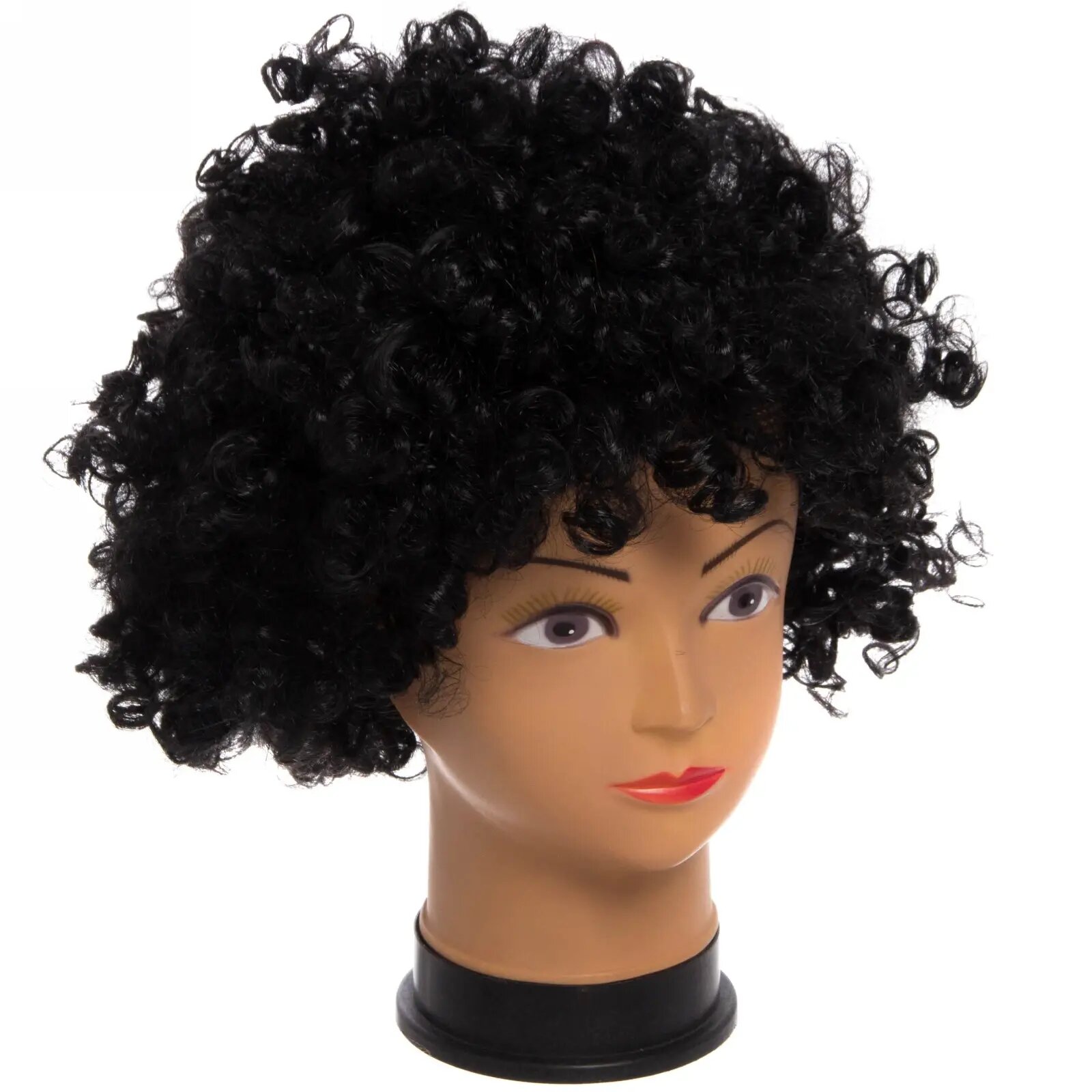 Парик карнавальный «Афро кудри», черный, объемный, нейлон, для праздников