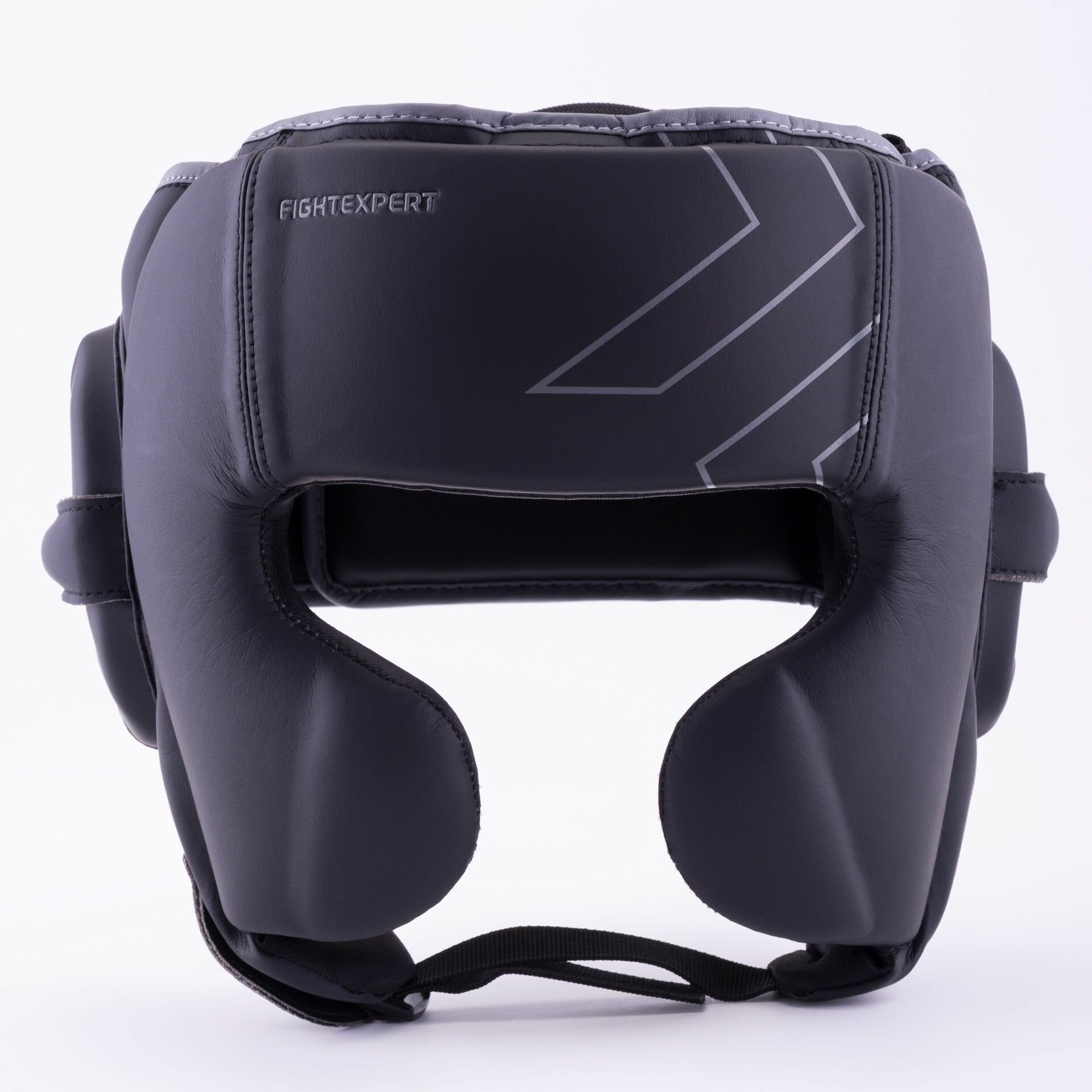 Боксерский шлем мексиканский, спортивный с защитой скул Fight Expert Winner 2.0 - Black (M)