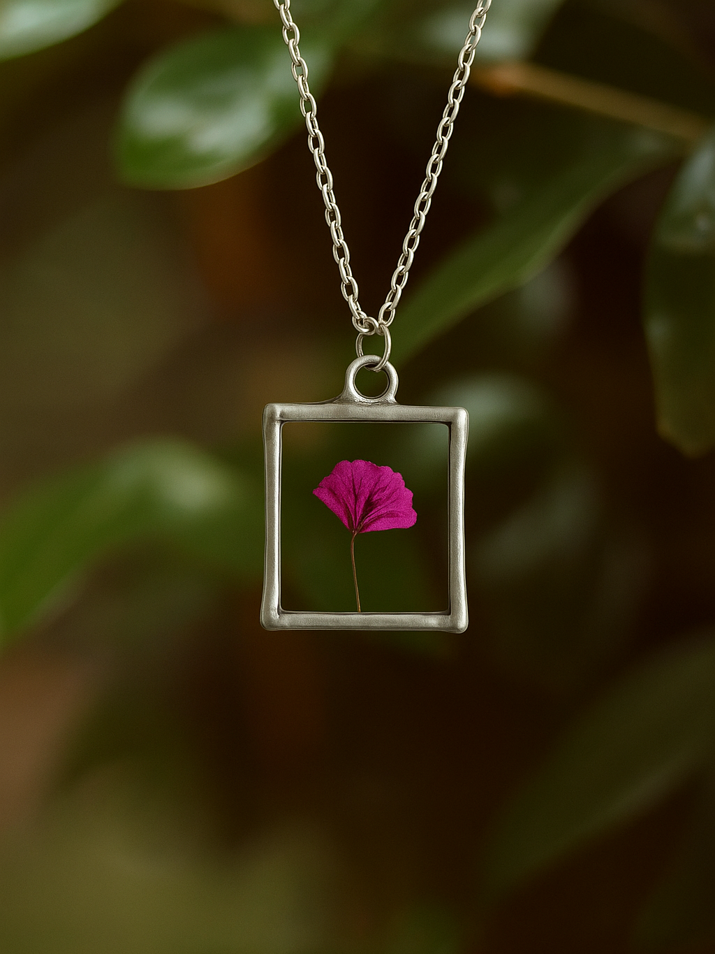 Подвеска forget-me-not, стекло