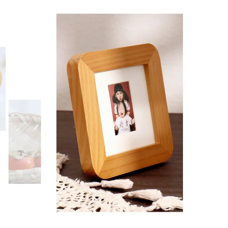 Мини-рамка для фотографий, винтажные фоторамки, фоторамка для маленьких детей, декор для стола, винтажный реквизит Porta Retrato