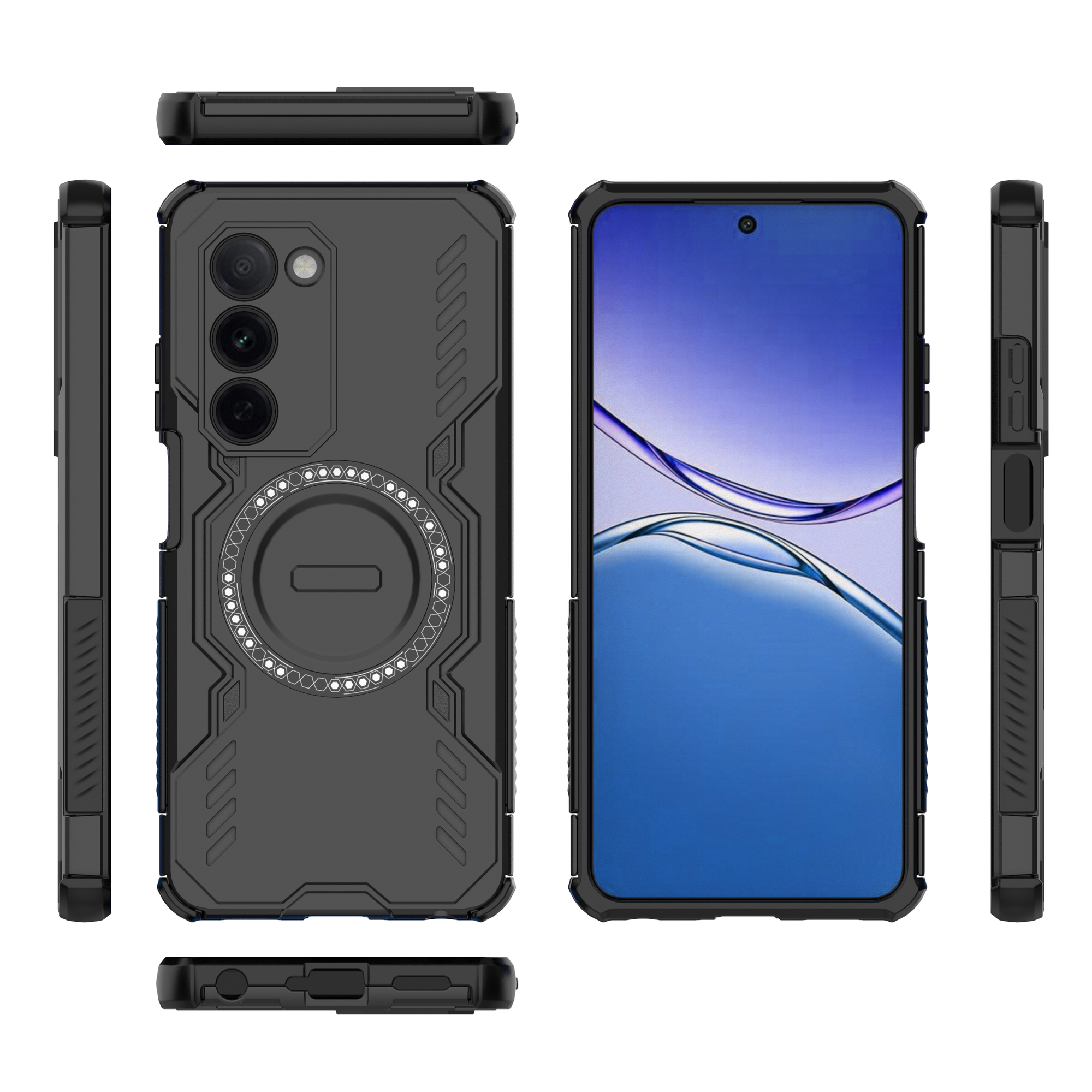 Подходит для OPPO A5 5G / Оппо A5 5G Чехол для смартфона, soft touch, матовая поверхность,360° Полная защита, накладка, поликарбонат (PC), защита камеры, ударопрочный, усиленные углы, OPPO, OPPO A5 5G,