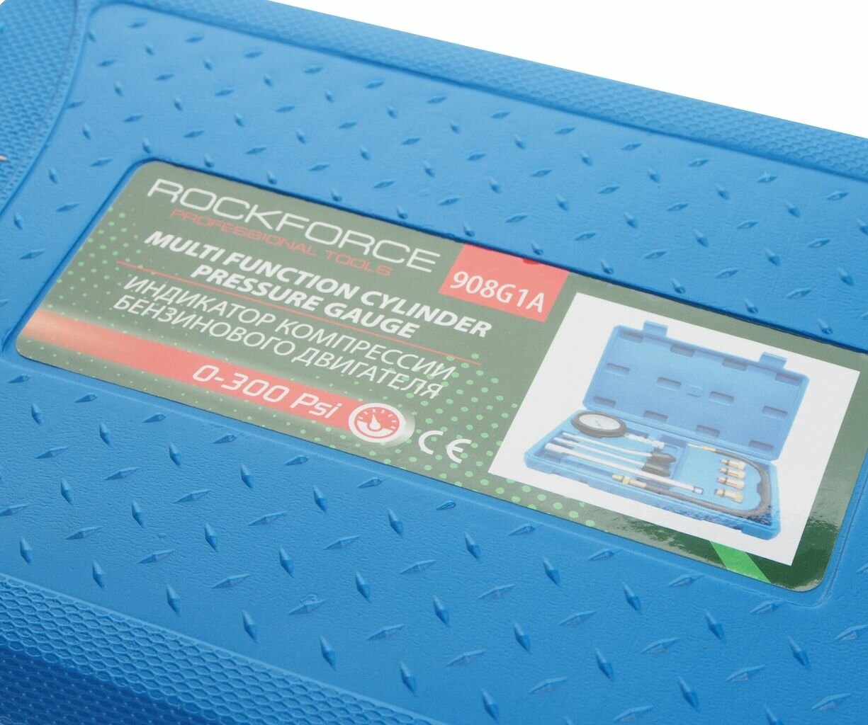 Компрессометр для бензиновых двигателей, 9 шт арт RF908G1A ROCKFORCE