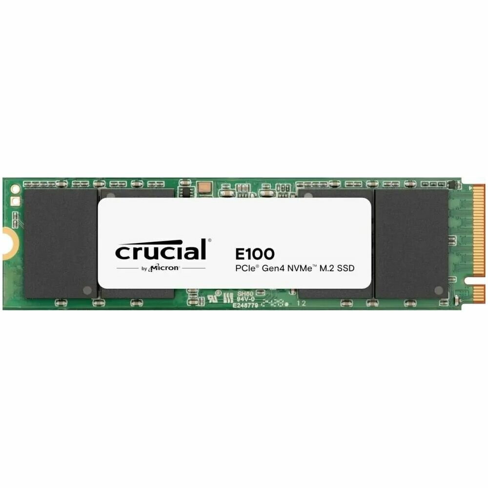 Внутренний SSD-накопитель 1000Gb Crucial E100 (CT1000E100SSD8) M.2 2280 PCIe NVMe 4.0 x4