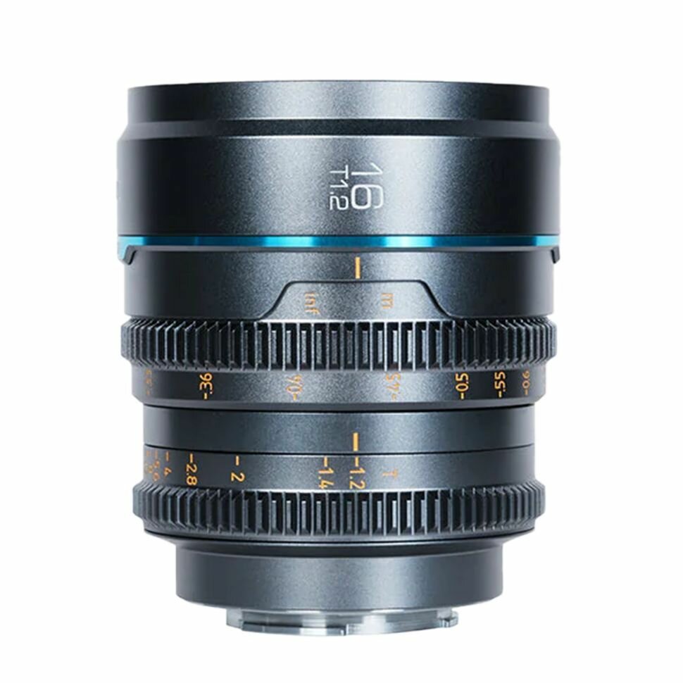 Объектив Sirui Nightwalker 16mm T1.2 S35 Micro 4/3 Серый