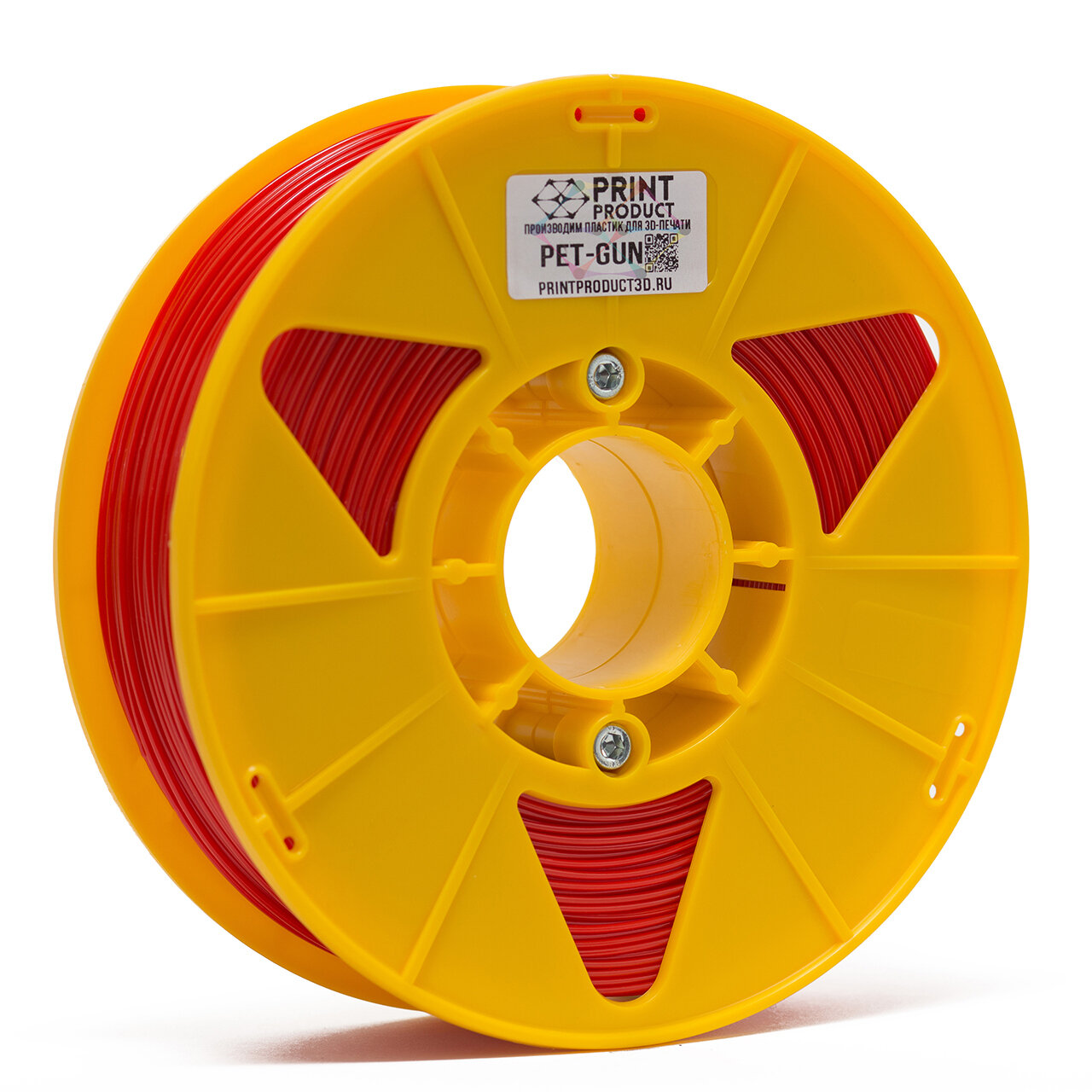 PET-GUN Красный, 500 гр, 1.75 мм, пластик PrintProduct для 3D-принтера