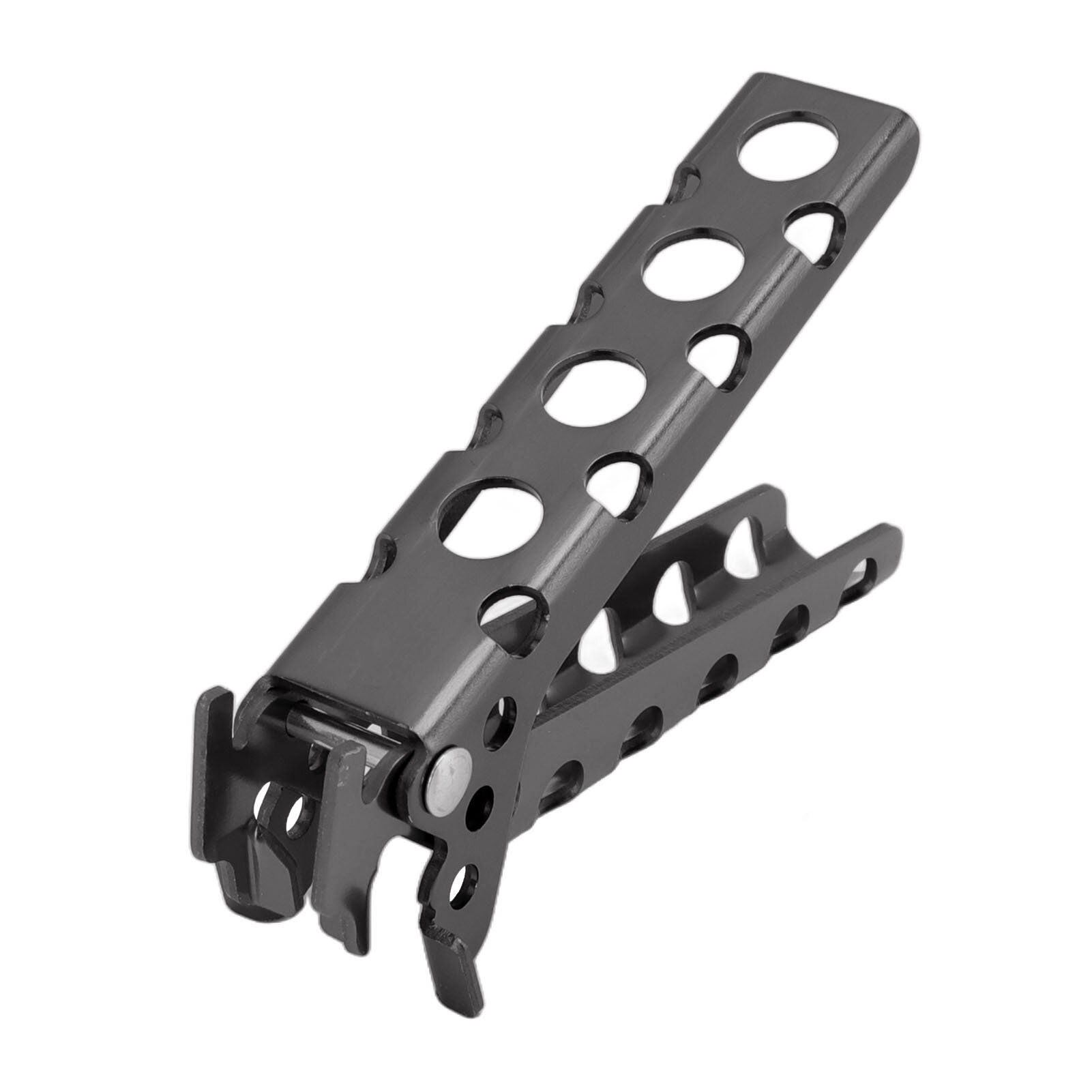 Зажимы для чаши для горячей кастрюли, зажимы из алюминиевого сплава, противоожоговые щипцы для ретривера, портативный держатель для посуды, зажимы для кемпинга, серый цвет