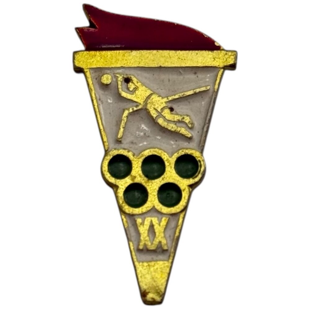 Знак "XX летние Олимпийские игры в Мюнхене. Футбол" СССР 1972 г.