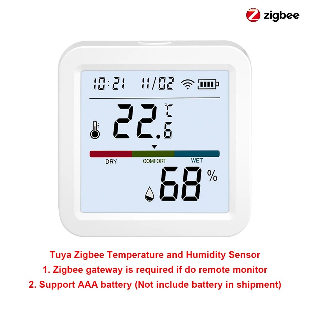 ONENUO TH05 Wi-Fi/Zigbee Датчик температуры и влажности Zigbee