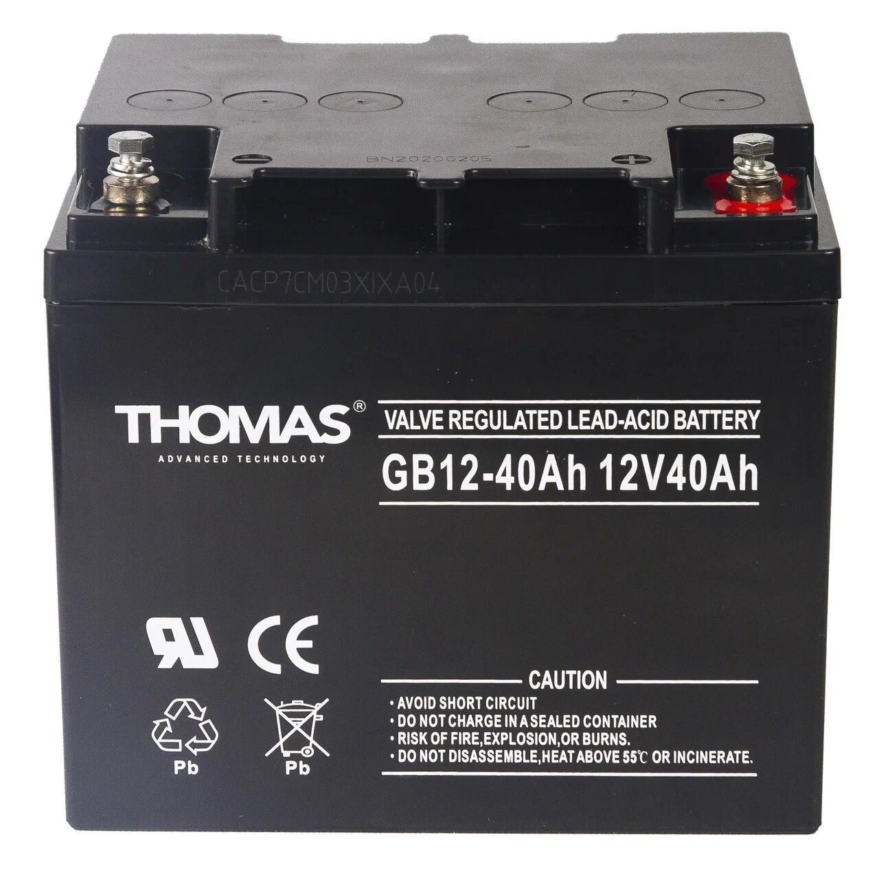 Аккумуляторная батарея для ИБП Thomas GB12-40 12V40Ah