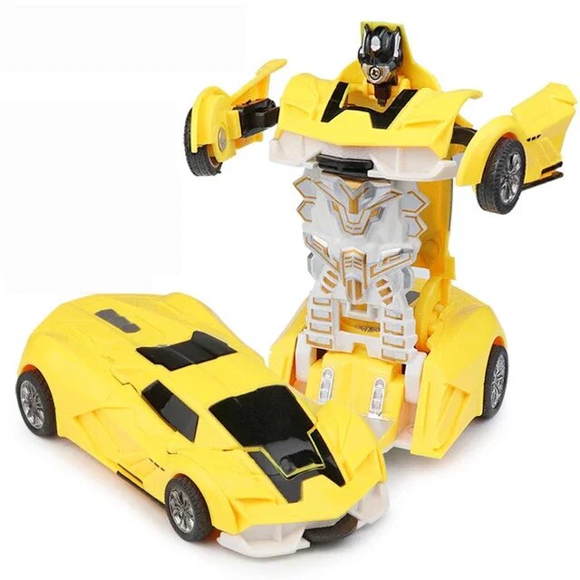 Желтый трансформер-машина 2-в-1, H Yellow