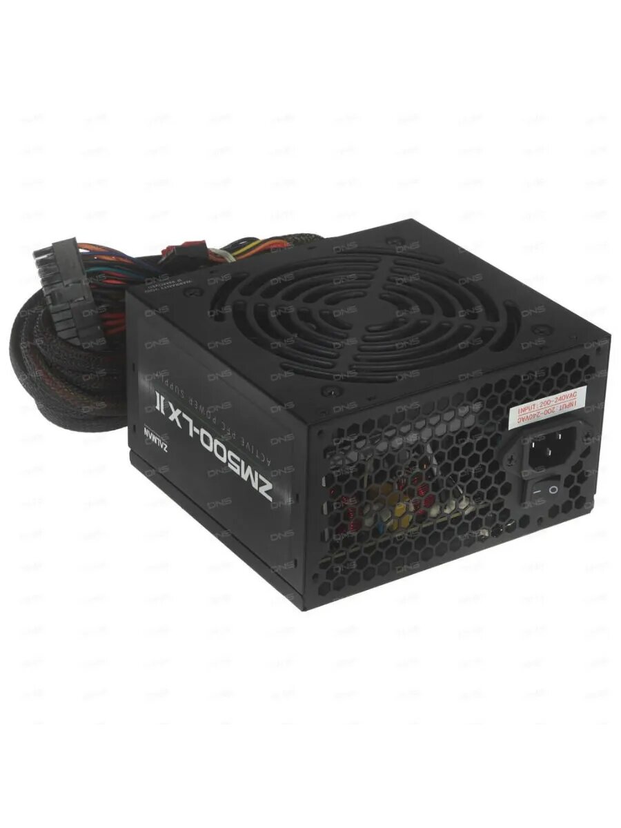 Блок питания ZM500-LXII 500W ZM500-LXII черный - 500 Вт