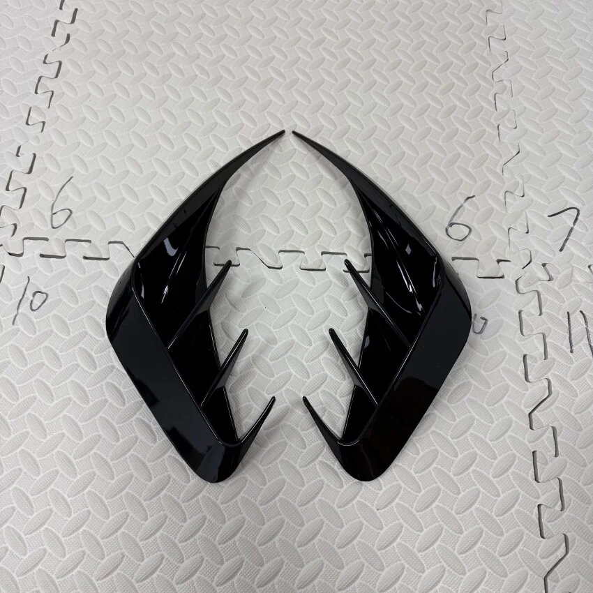 Для BMW 3 серии G20 G28 2019-2022 M-Sport автомобильный задний бампер противотуманная фара нижняя решетка рамка боковой спойлер комплекты кузова отделка глянцевый черный Gloss Black