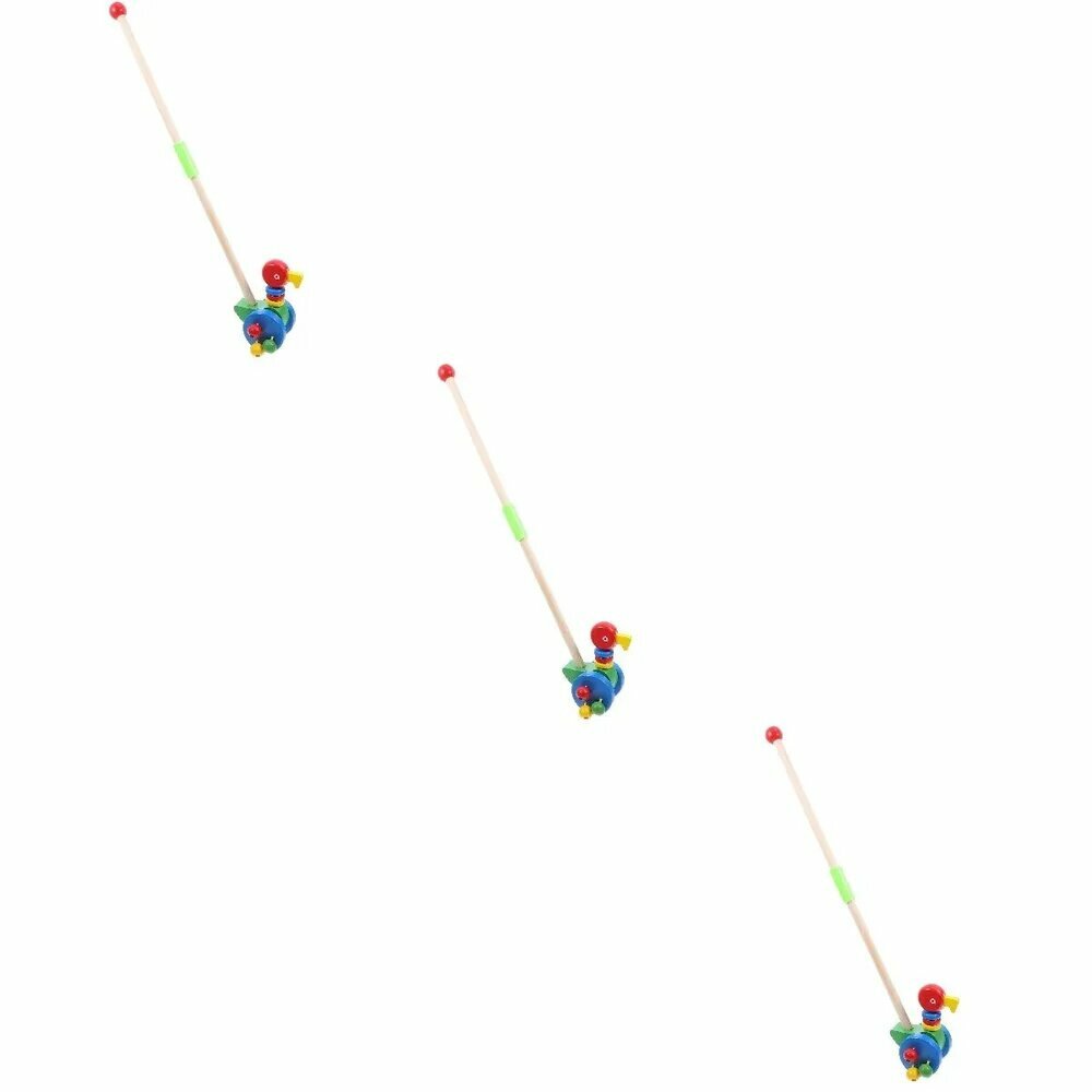 Деревянный ходунок мультицвет для игр и развития навыков ходьбы у детей